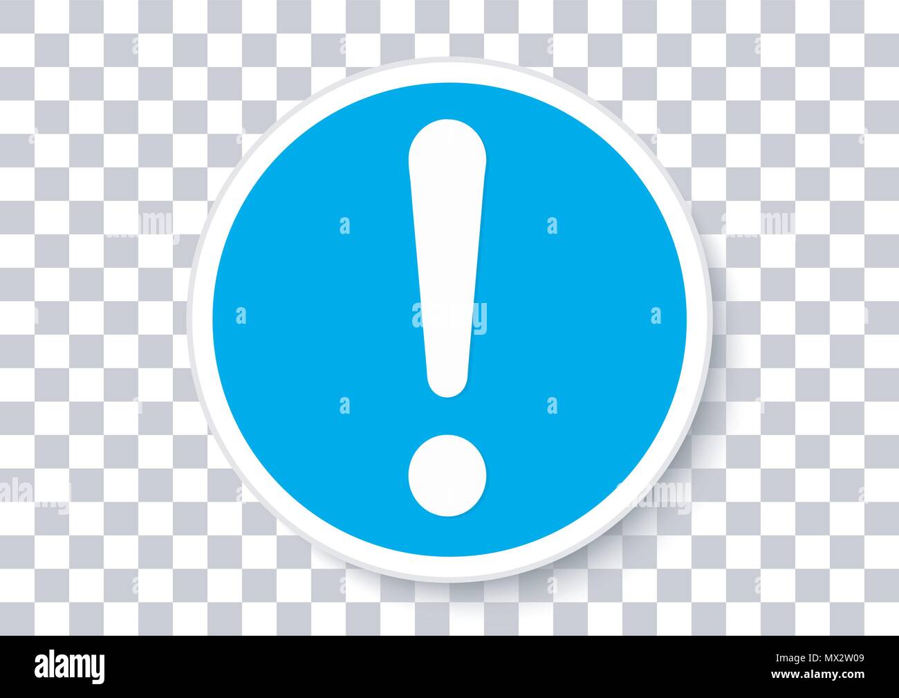 vector design of exclamation sign icon Stock Vector Image & Art - Alamy