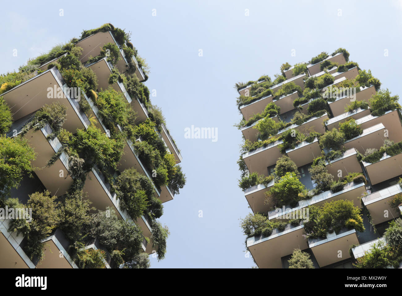 MILAN, ITALY, June 10, 2017: Skyscraper Vertical Forest (Vertical ...