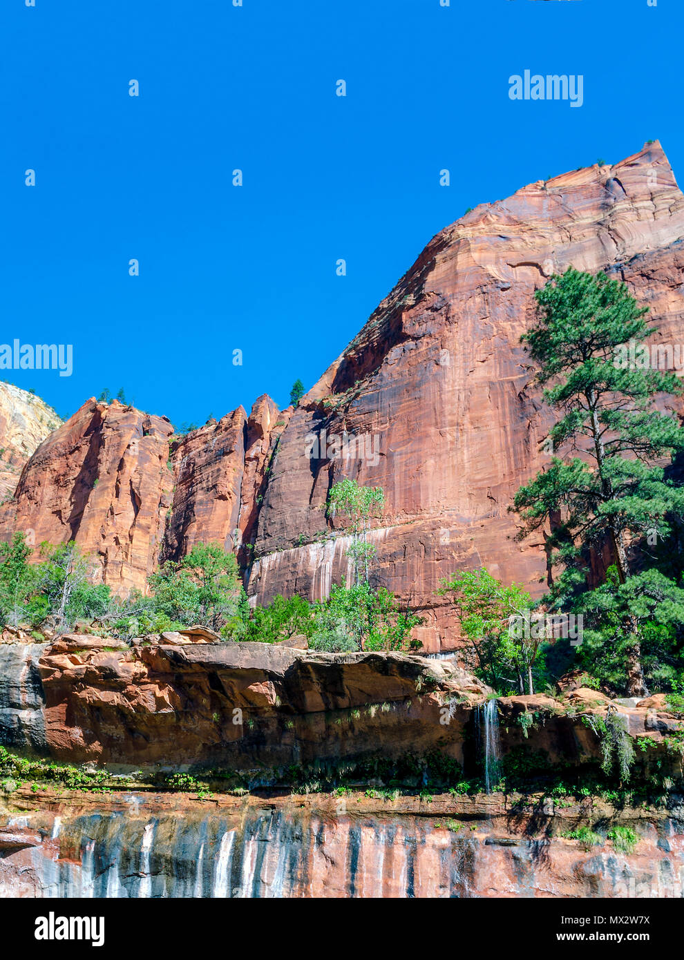 Tall rock wall blue hi-res stock photography and images - Alamy