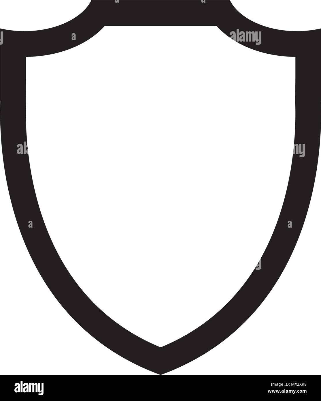 Shield icon Stock Vector Images - Alamy