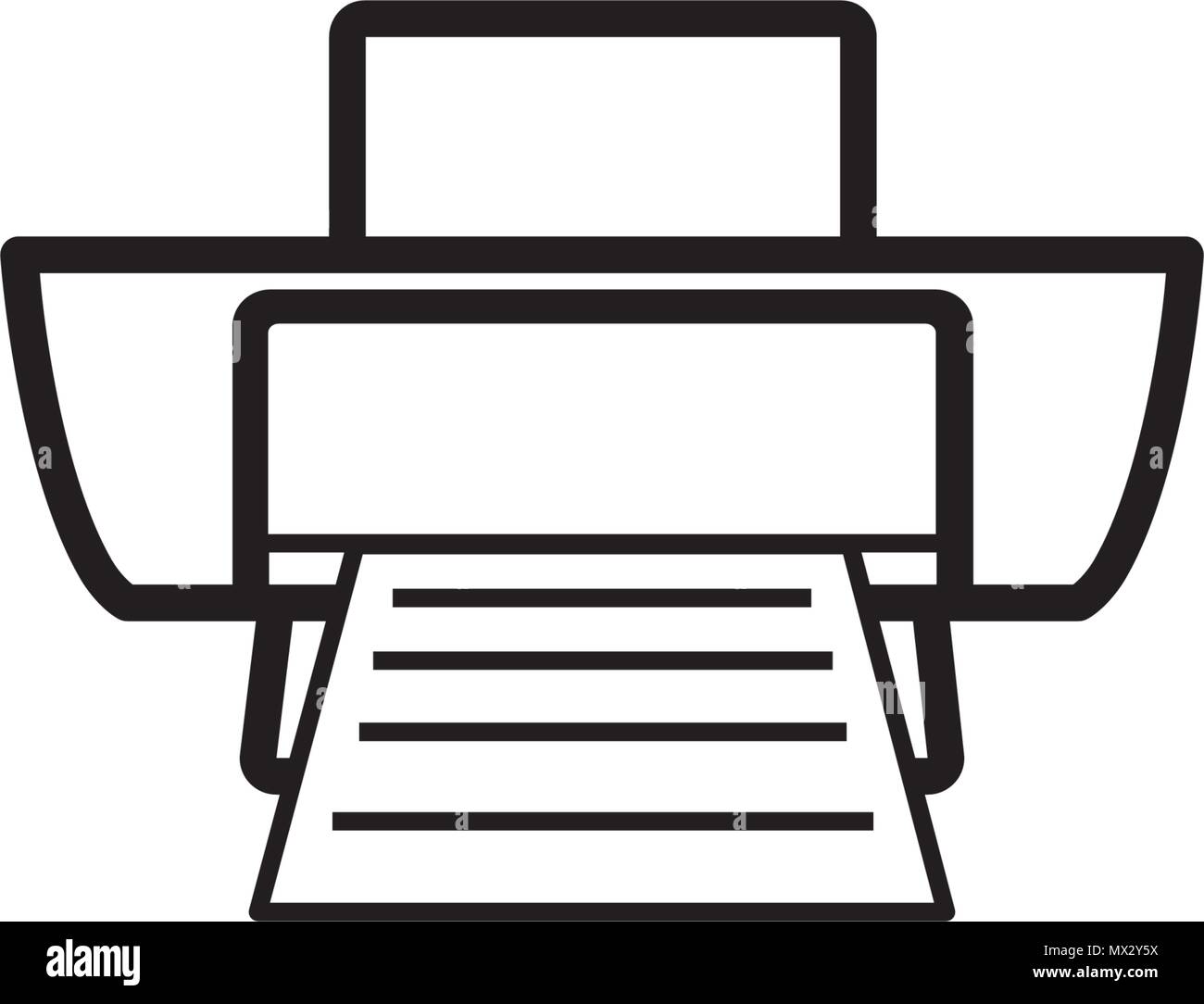 printer icon vector template Stock Vector Image & Art - Alamy