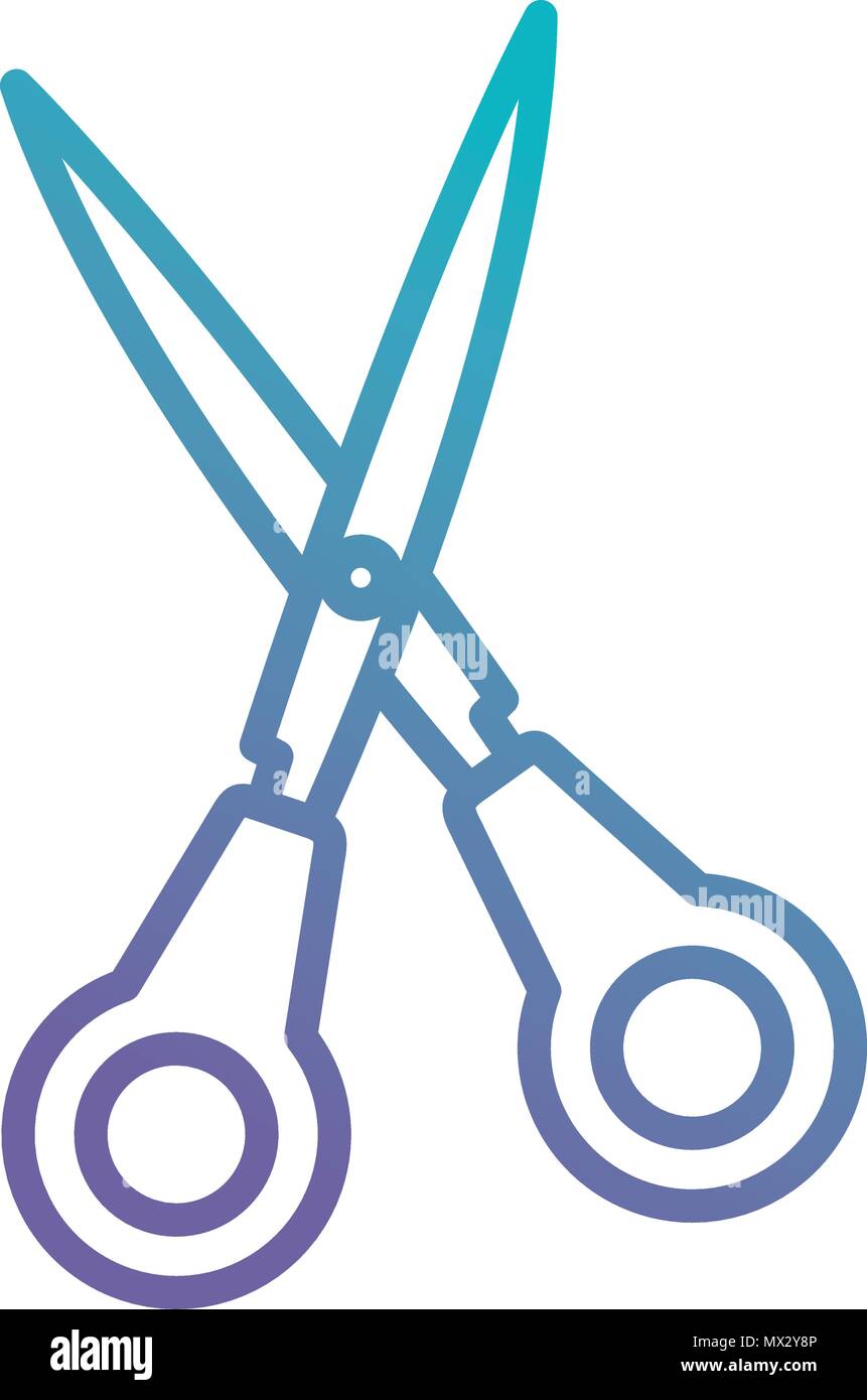 scissors school supply icon vector illustration design Stock Vector ...