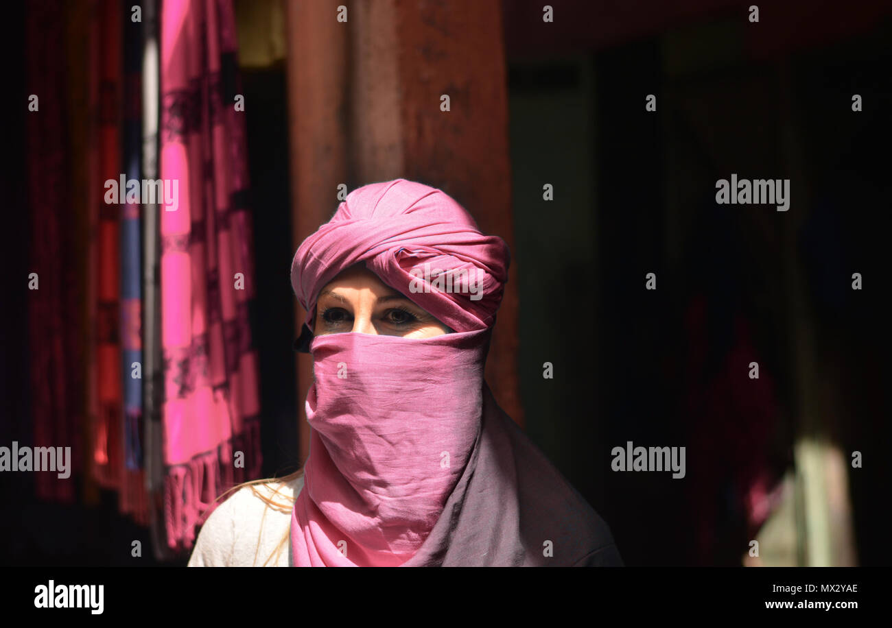 The red turban Stock Photo - Alamy