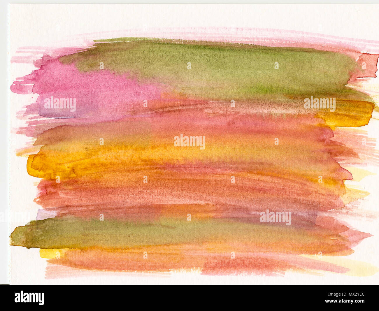 hand drawn watercolor line background Stock Photo - Alamy