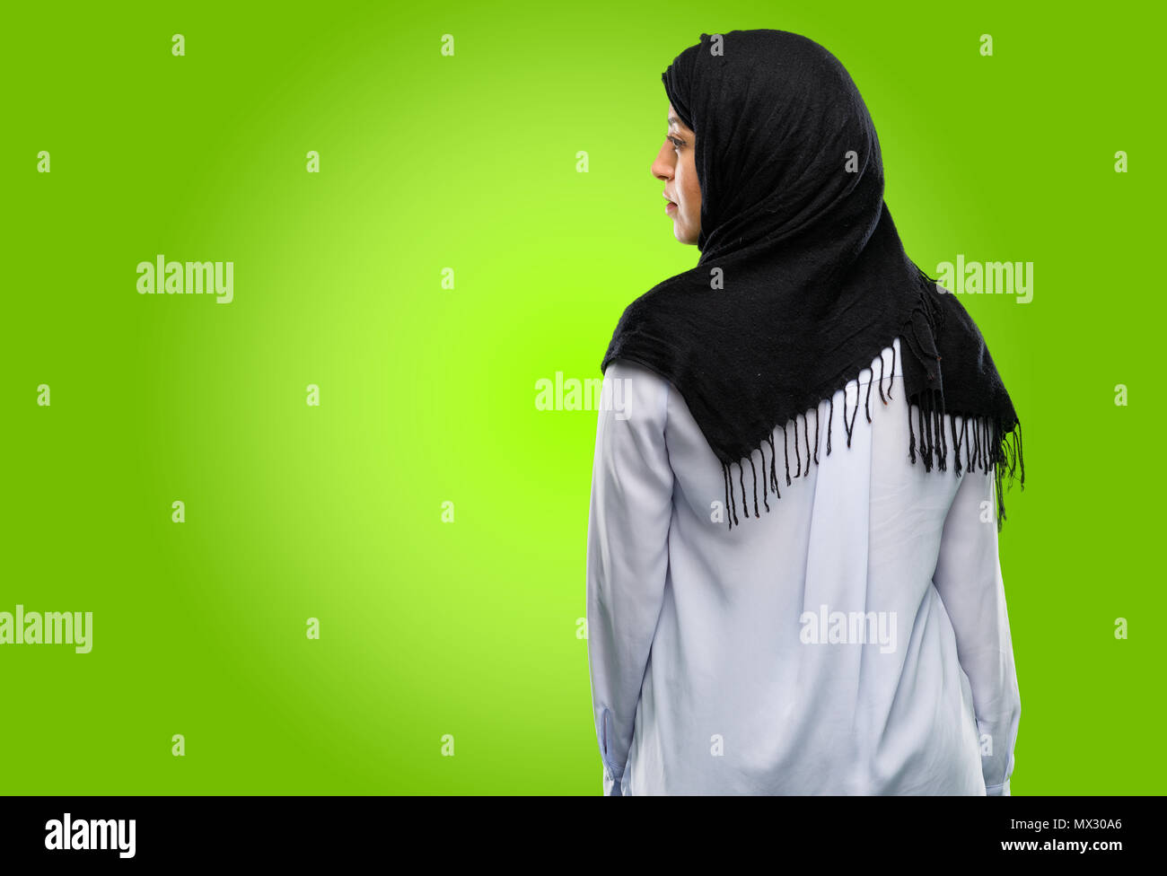 Arab muslim back side hi-res stock photography and images - Alamy