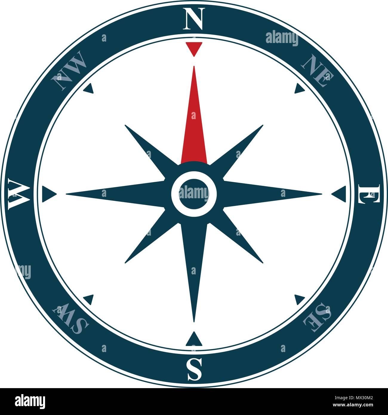 Vector compass rose on white background. Vector compass design Stock ...