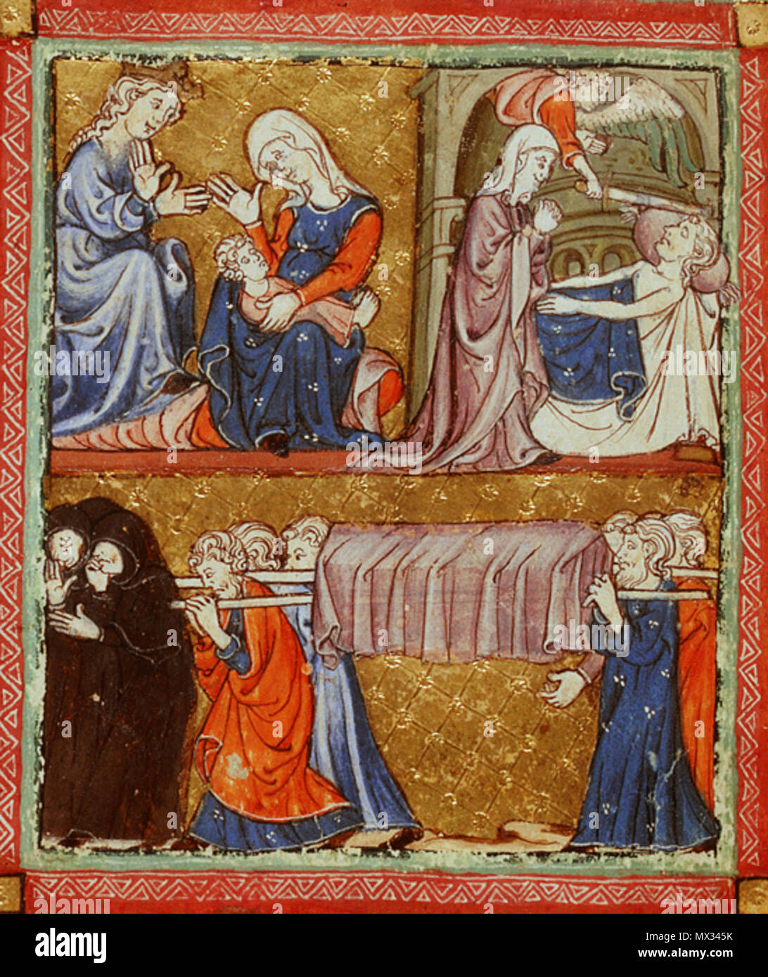 . English: That night, God sent the angel of death to kill the ...