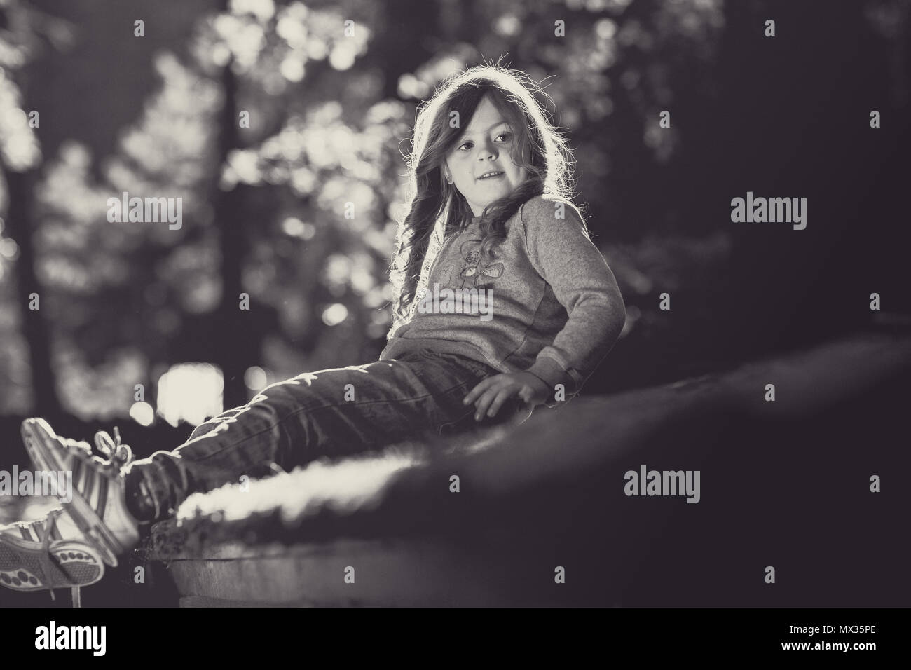 Happiness boy and girl fun outdoor under sunlight Stock Photo - Alamy