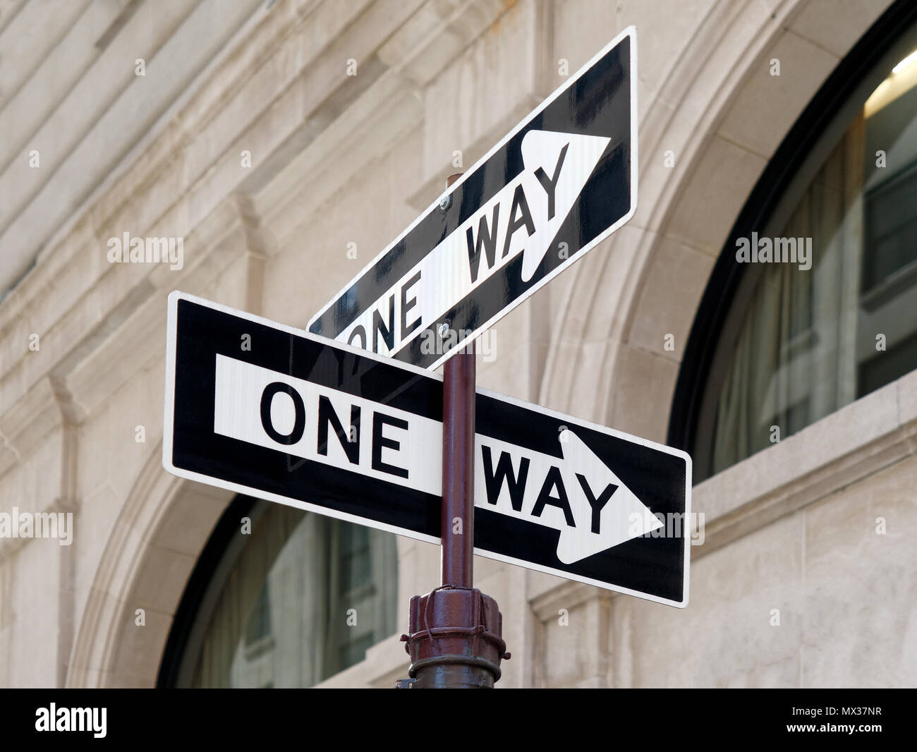 One way direction hi-res stock photography and images - Alamy