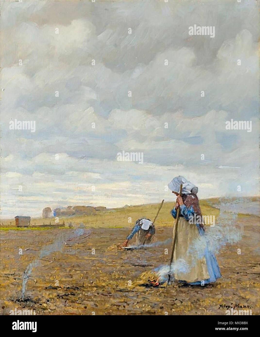 . Burning Weeds . Unknown date. Alexander Mann (1853–1908) 36 Alexander ...