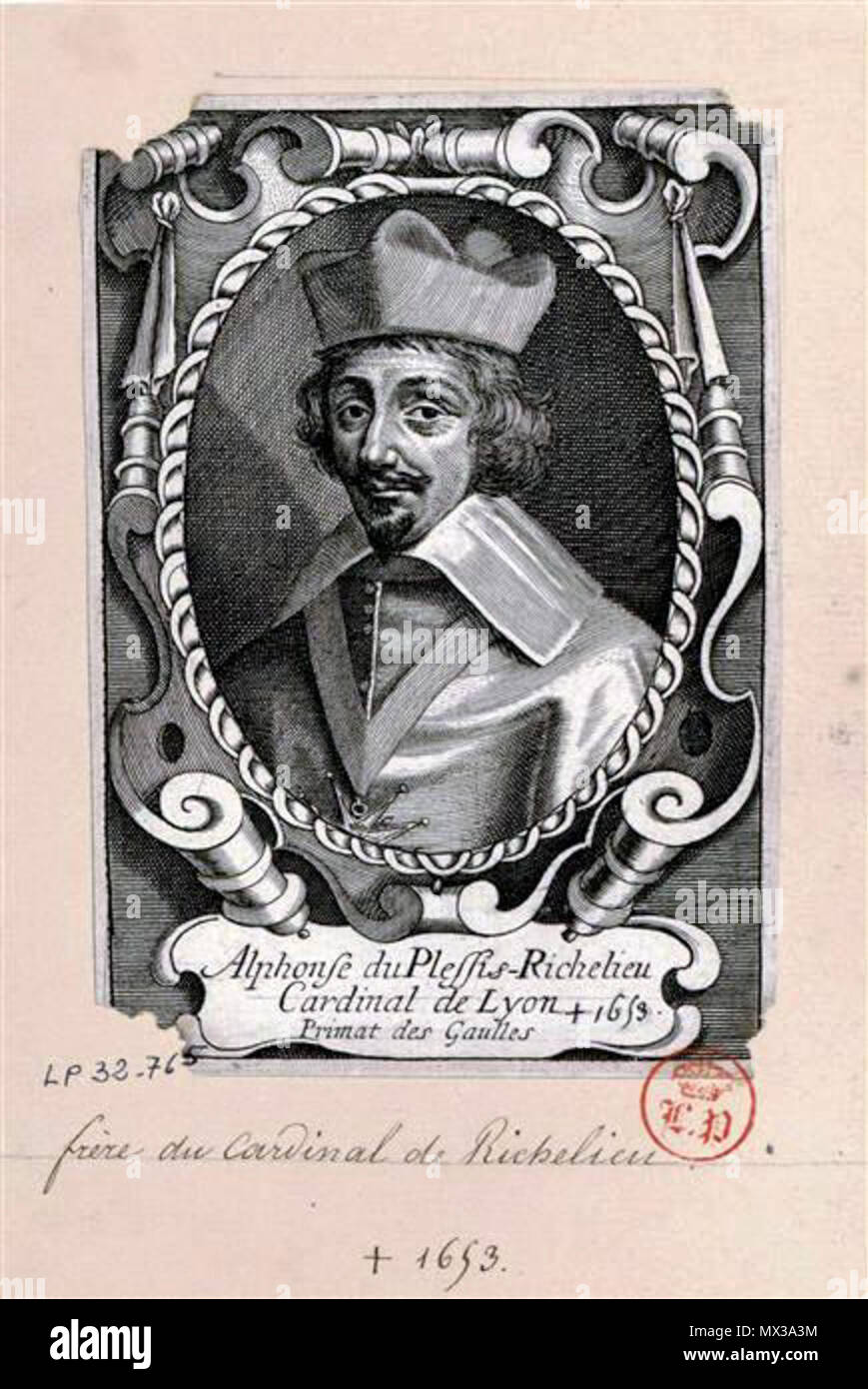 40 Alphonse-Louis du Plessis de Richelieu (1582-1653), frère aîné du ...