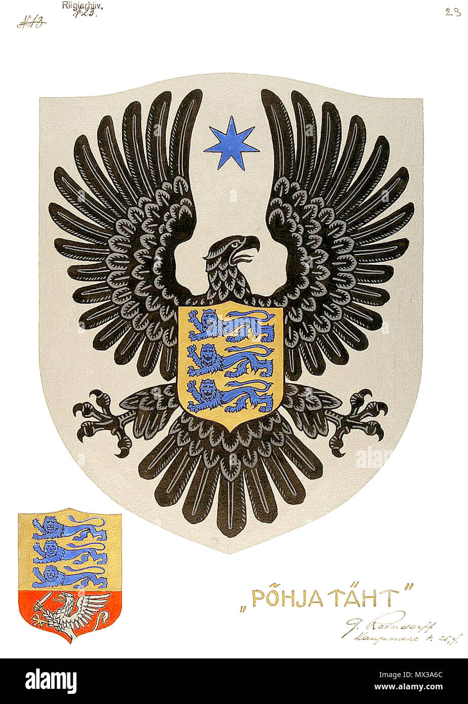 Coat of arms of estonia hi-res stock photography and images - Alamy