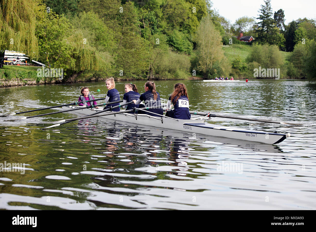 Four man skulls rowing crew hi-res stock photography and images - Alamy