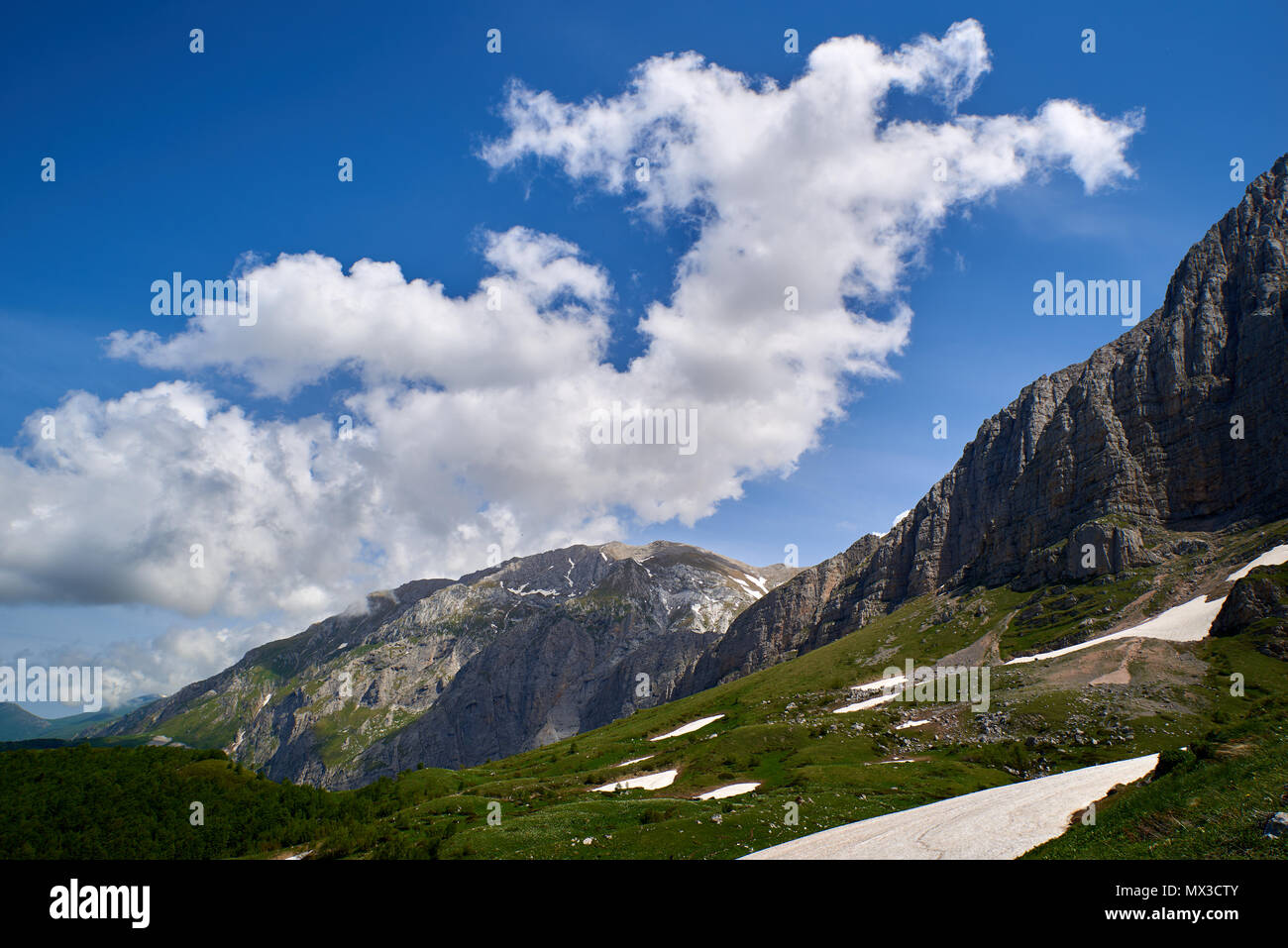 Magic Cloud over Mountain Stock Photo - Alamy