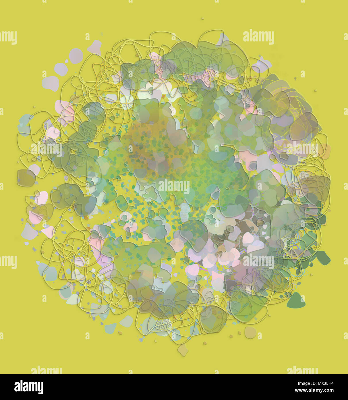 Artistic blended messy shapes background pattern abstract Stock Photo ...