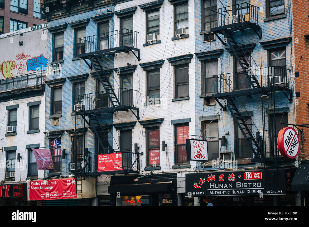 3rd Avenue in East Village, Manhattan, New York City Stock Photo - Alamy
