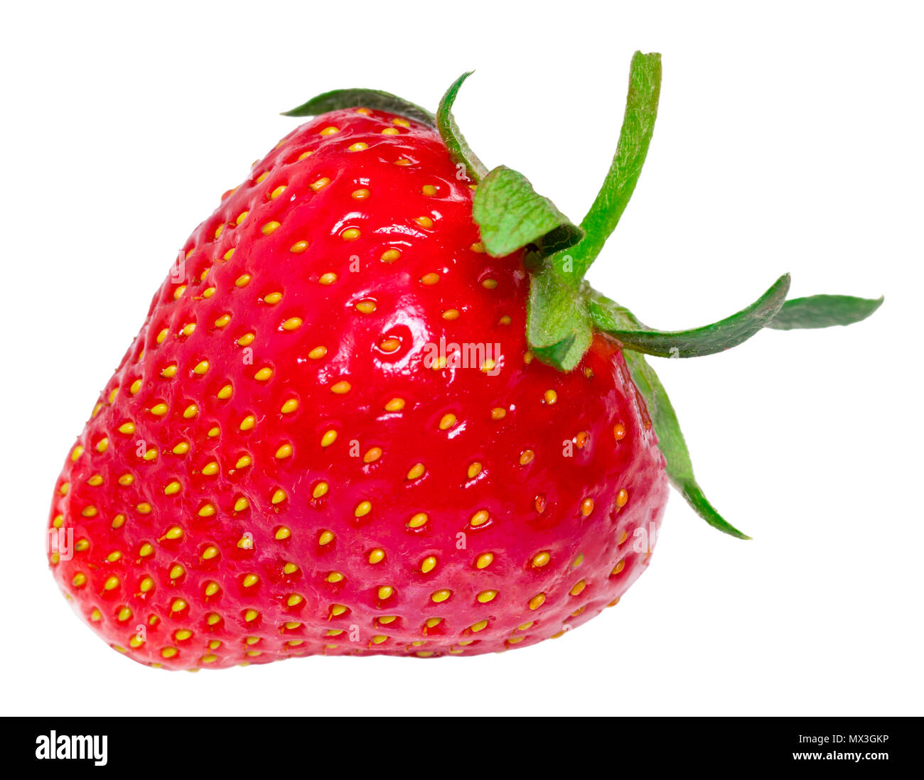 Strawberry isolated on white background. Clipping Path Stock Photo - Alamy
