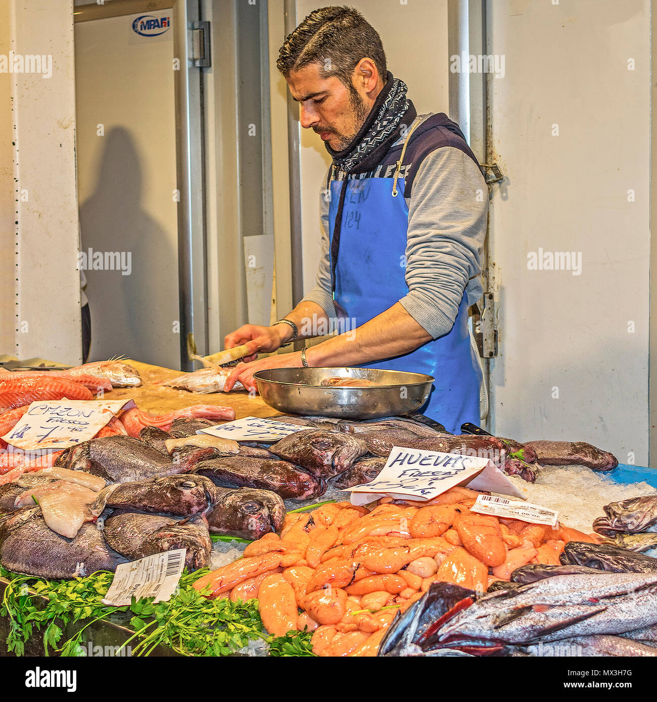 Fish market in cadiz spain hi-res stock photography and images - Alamy