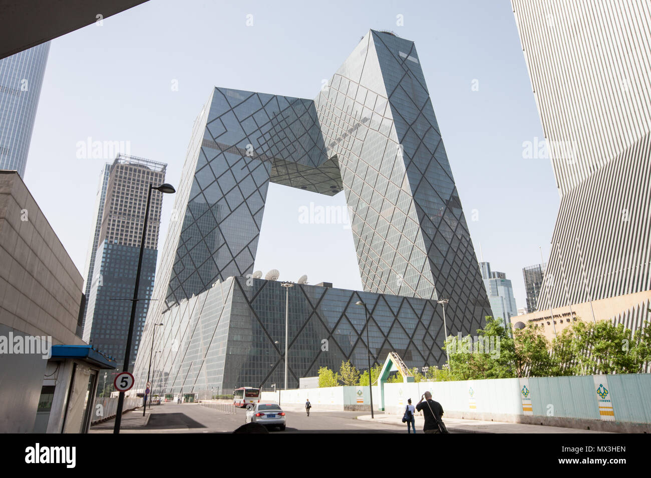 CCTV,Big Pants,pants,building,Beijing,Peking,China,Peoples Republic of ...