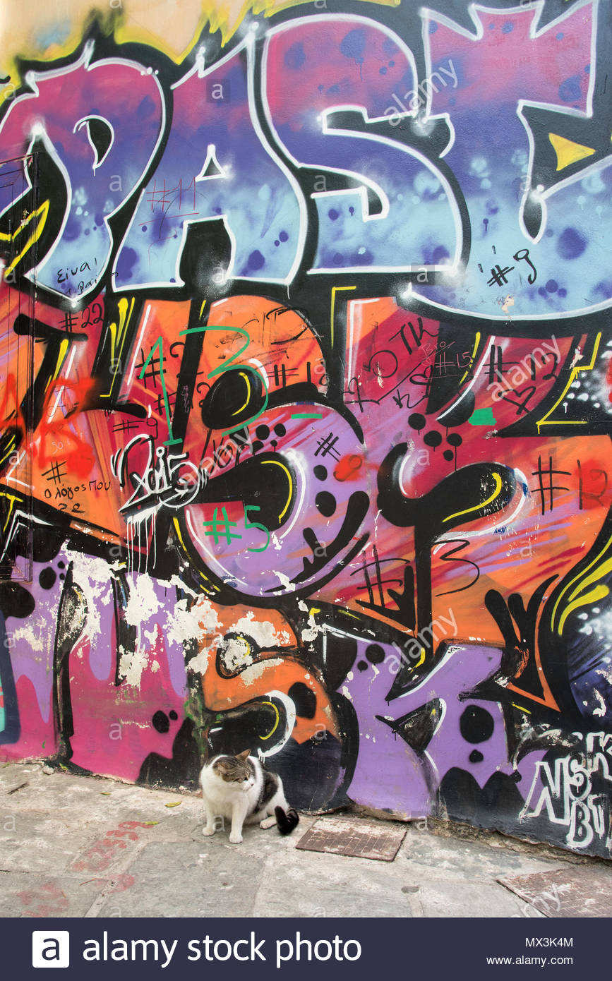 Cat Graffiti Stock Photos & Cat Graffiti Stock Images - Alamy