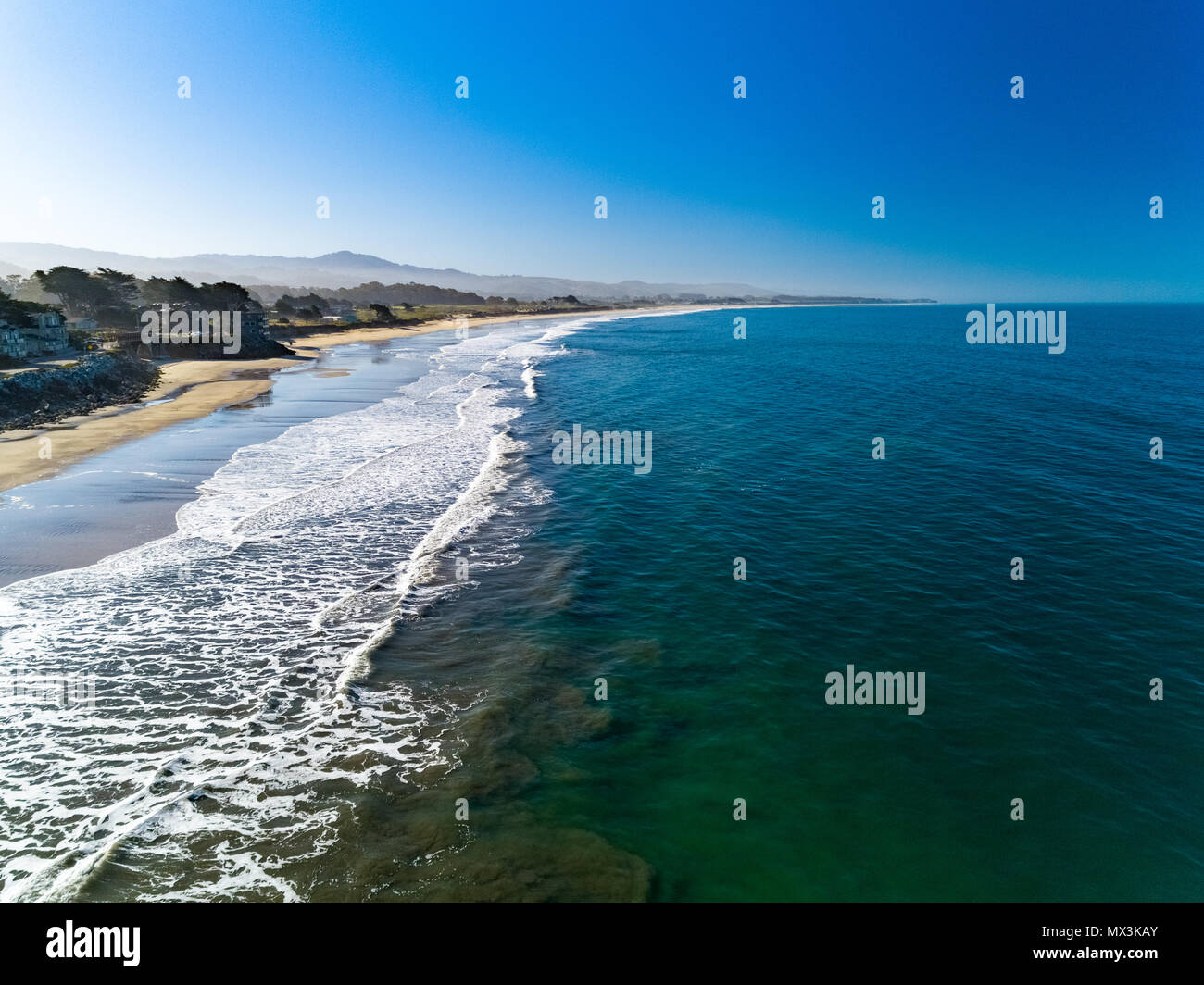 Half moon bay california aerial hi-res stock photography and images - Alamy