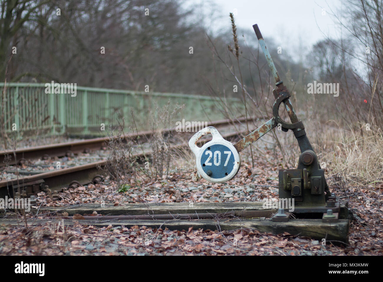 Abandoned railway tracks hi-res stock photography and images - Alamy