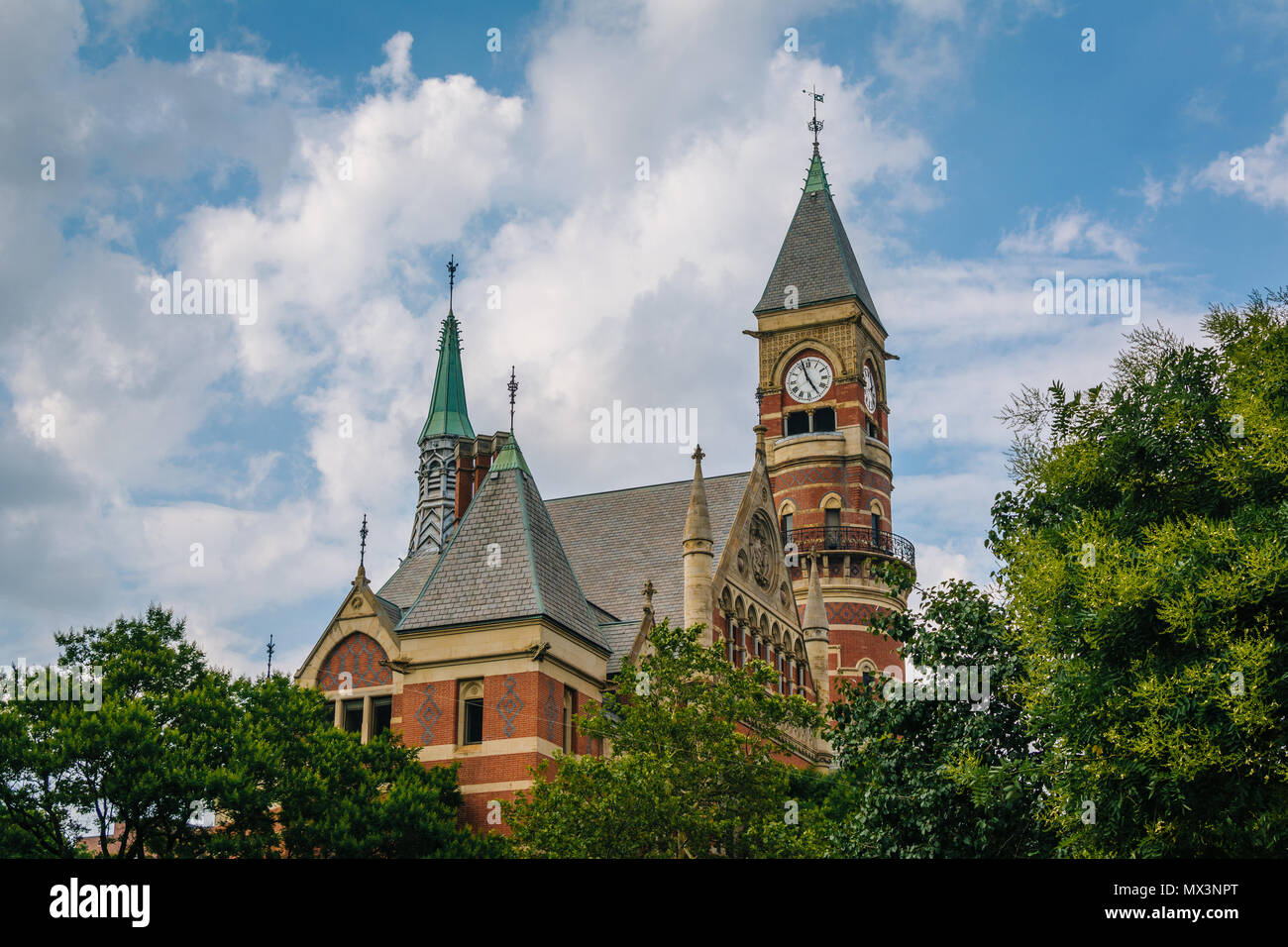 Jefferson Market Library, in Greenwich Village, Manhattan, New York ...