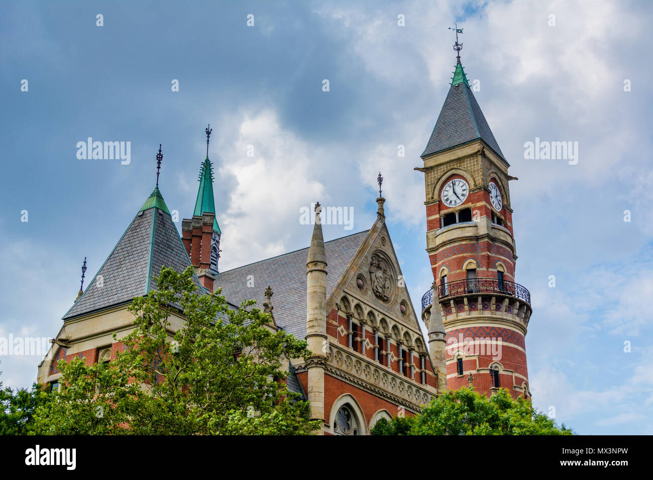 Jefferson Market Library, in Greenwich Village, Manhattan, New York ...