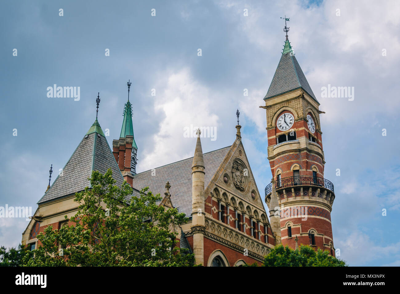Jefferson Market Library, in Greenwich Village, Manhattan, New York ...
