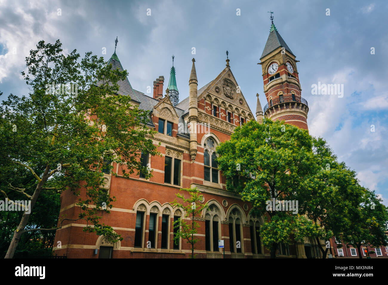 Jefferson Market Library, in Greenwich Village, Manhattan, New York ...