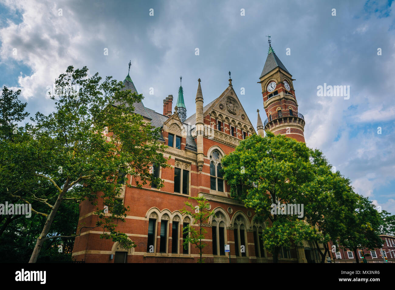 Jefferson Market Library, in Greenwich Village, Manhattan, New York ...