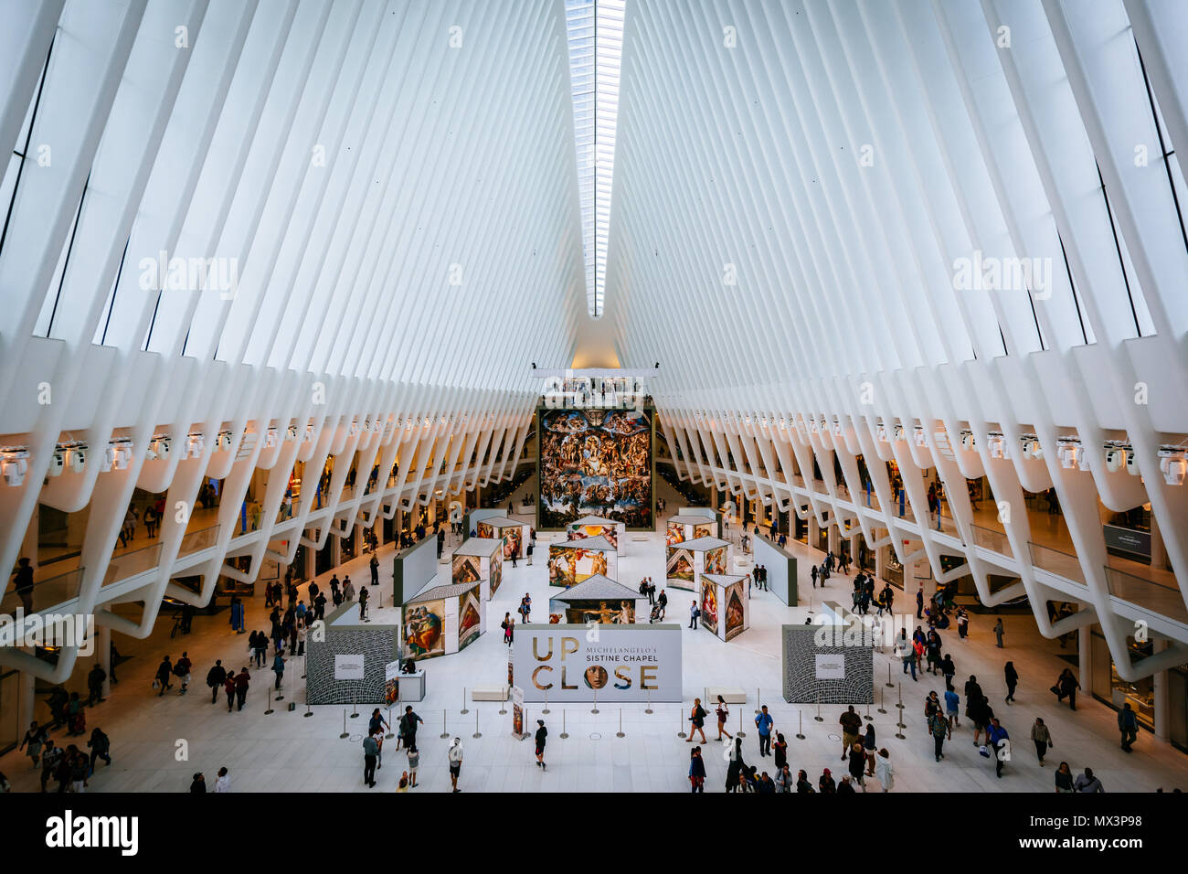 The Oculus, at the World Trade Center in Manhattan, New York City Stock ...