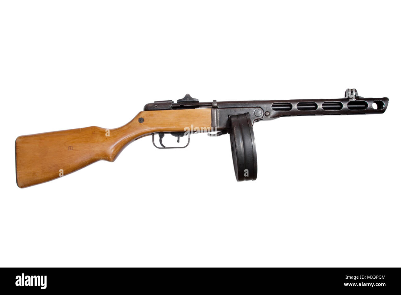 A russian submachine gun ppsh 41 Cut Out Stock Images & Pictures - Alamy
