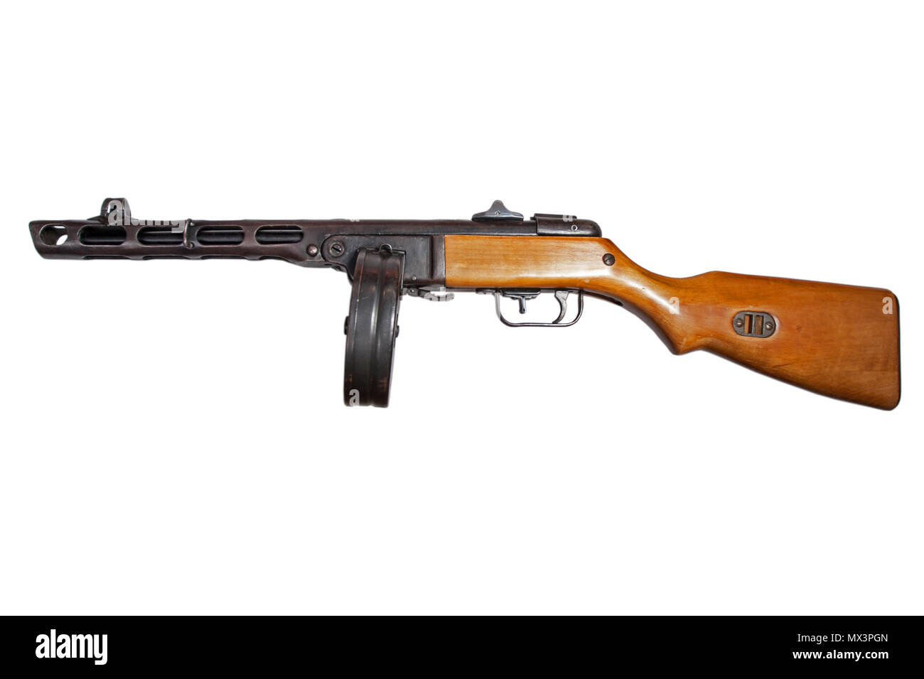 A russian submachine gun ppsh 41 Cut Out Stock Images & Pictures - Alamy