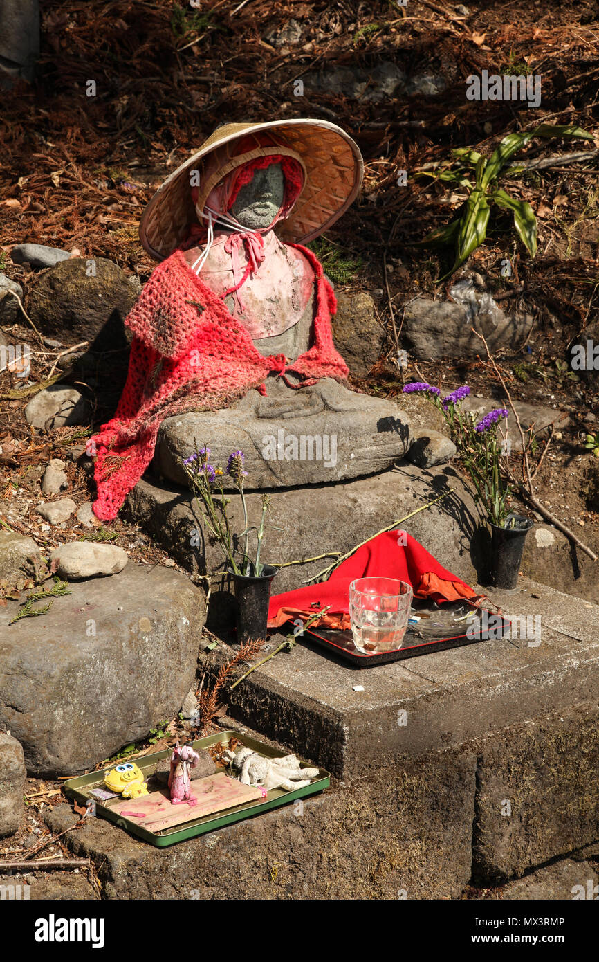 Statue in Temple of Nikko Japan Stock Photo - Alamy