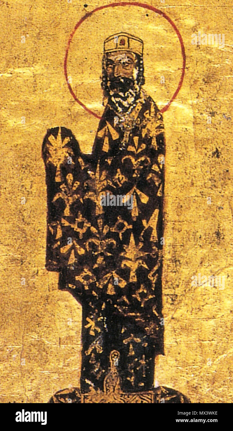 . Čeština: Císař Alexios I Komnenos. English: Painting of Alexius I ...