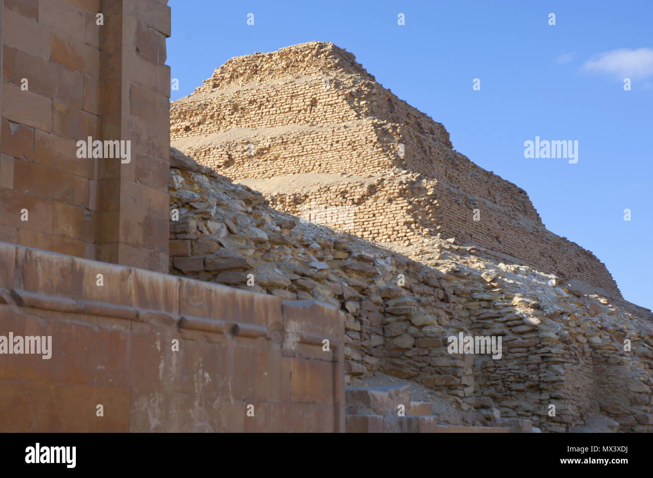 Saqqara Pyramid in Giza, Cairo, Eqypt Stock Photo - Alamy