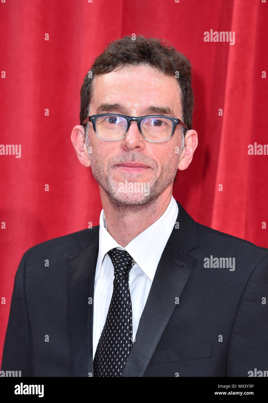 Mark charnock arriving british soap awards hackney empire hi-res stock ...