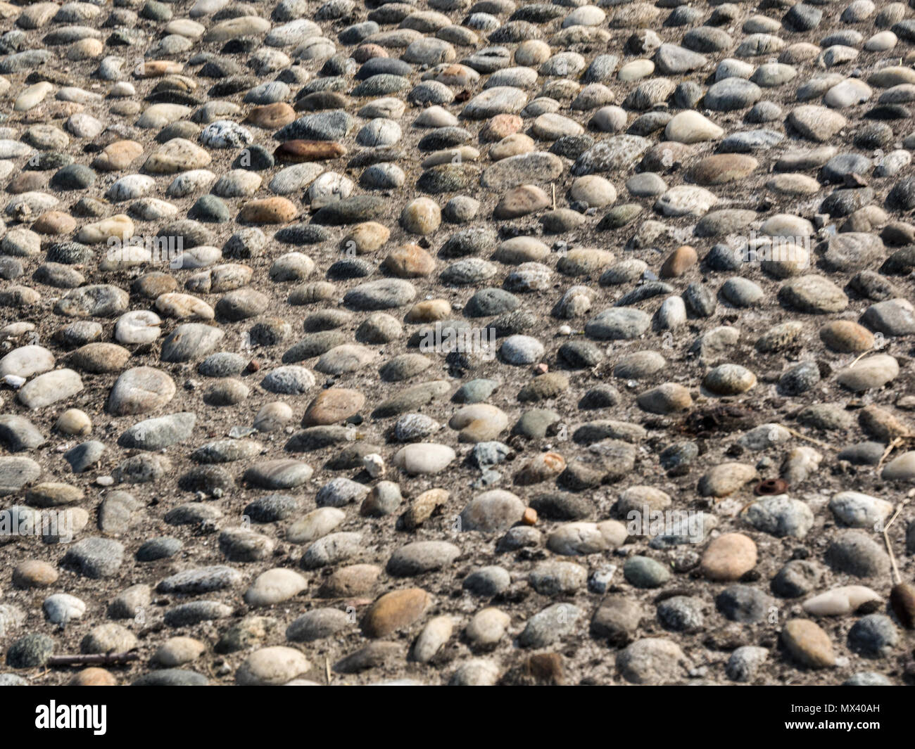 street of an ancient Italian village cobblestone Stock Photo - Alamy