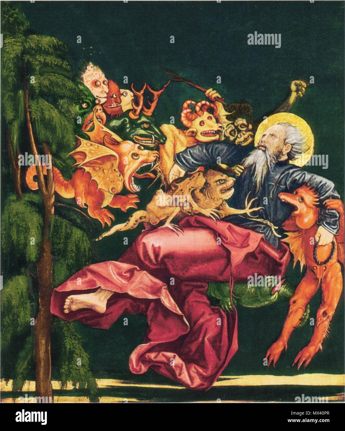 . Saint Anthony, tormented by Demons . circa 1520 49 Anonymous (Upper ...