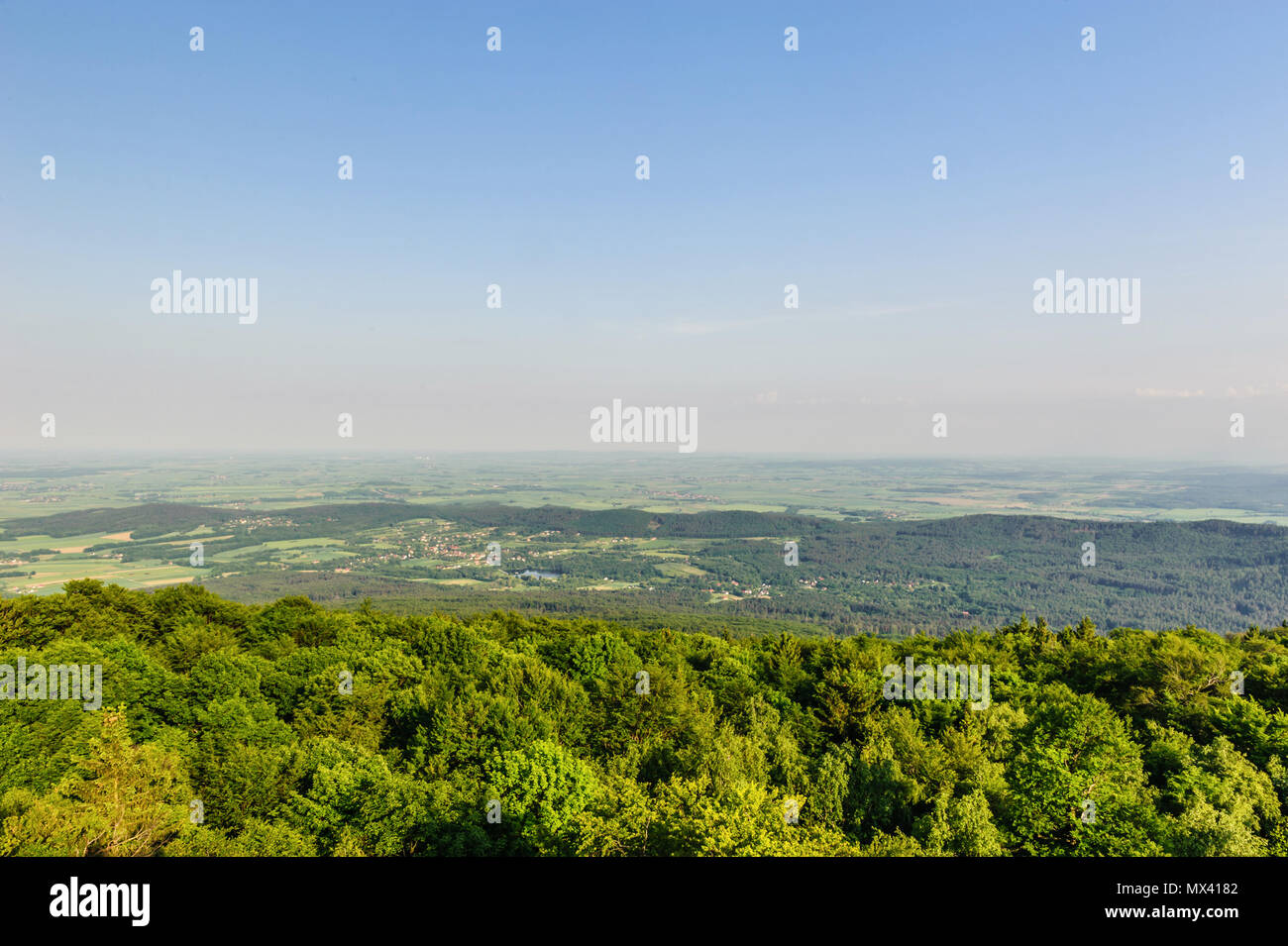aerial view from the hill Stock Photo - Alamy