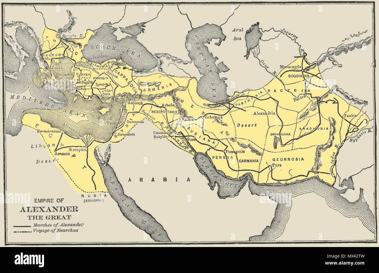 Alexander The Great Empire Modern Day Map