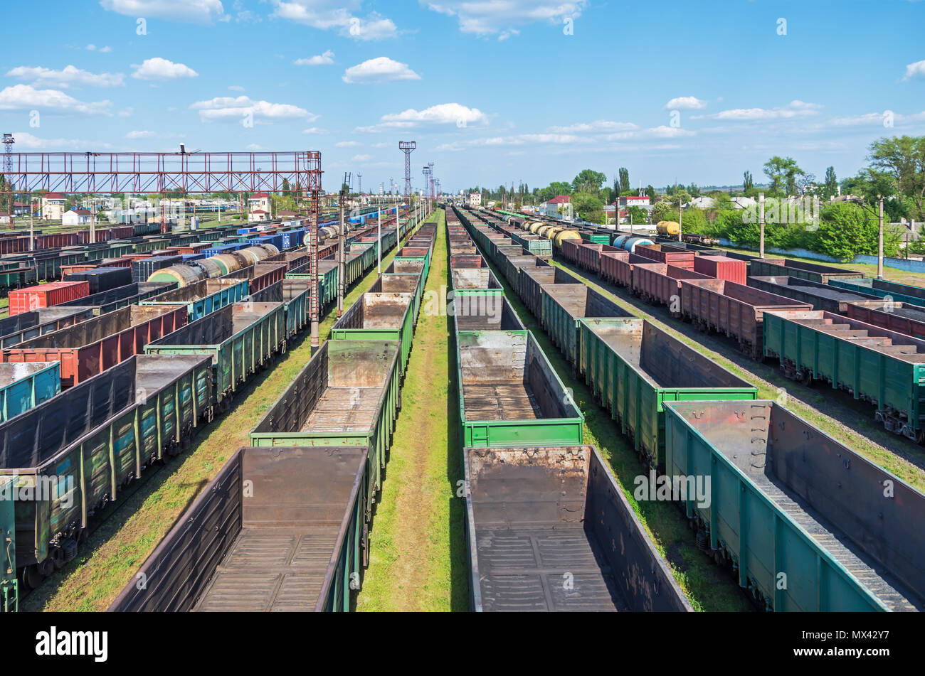 Railway sorting yard hi-res stock photography and images - Alamy