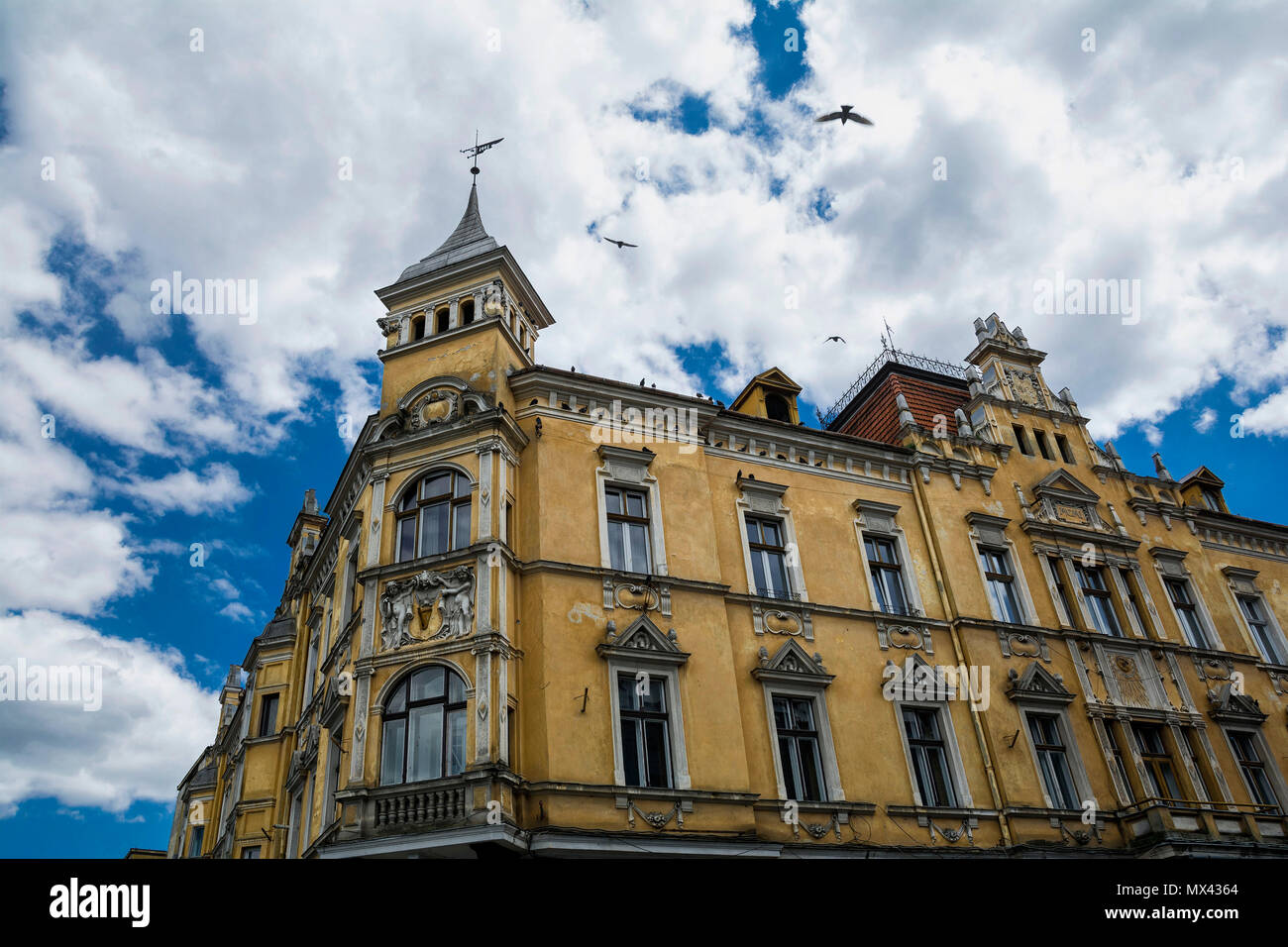 Building architecture in Brasov, Romania Stock Photo - Alamy
