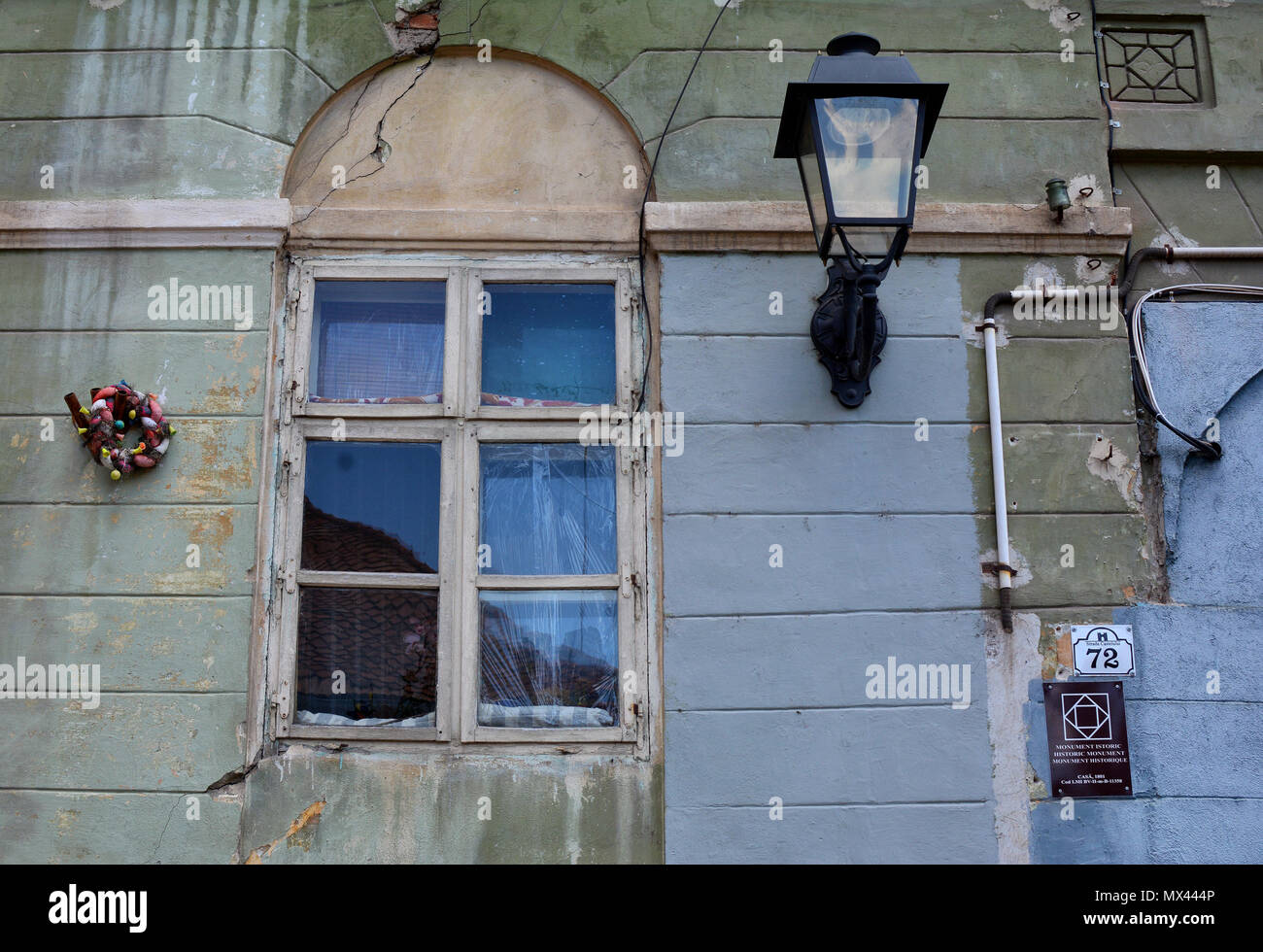 Building architecture in Brasov, Romania Stock Photo - Alamy