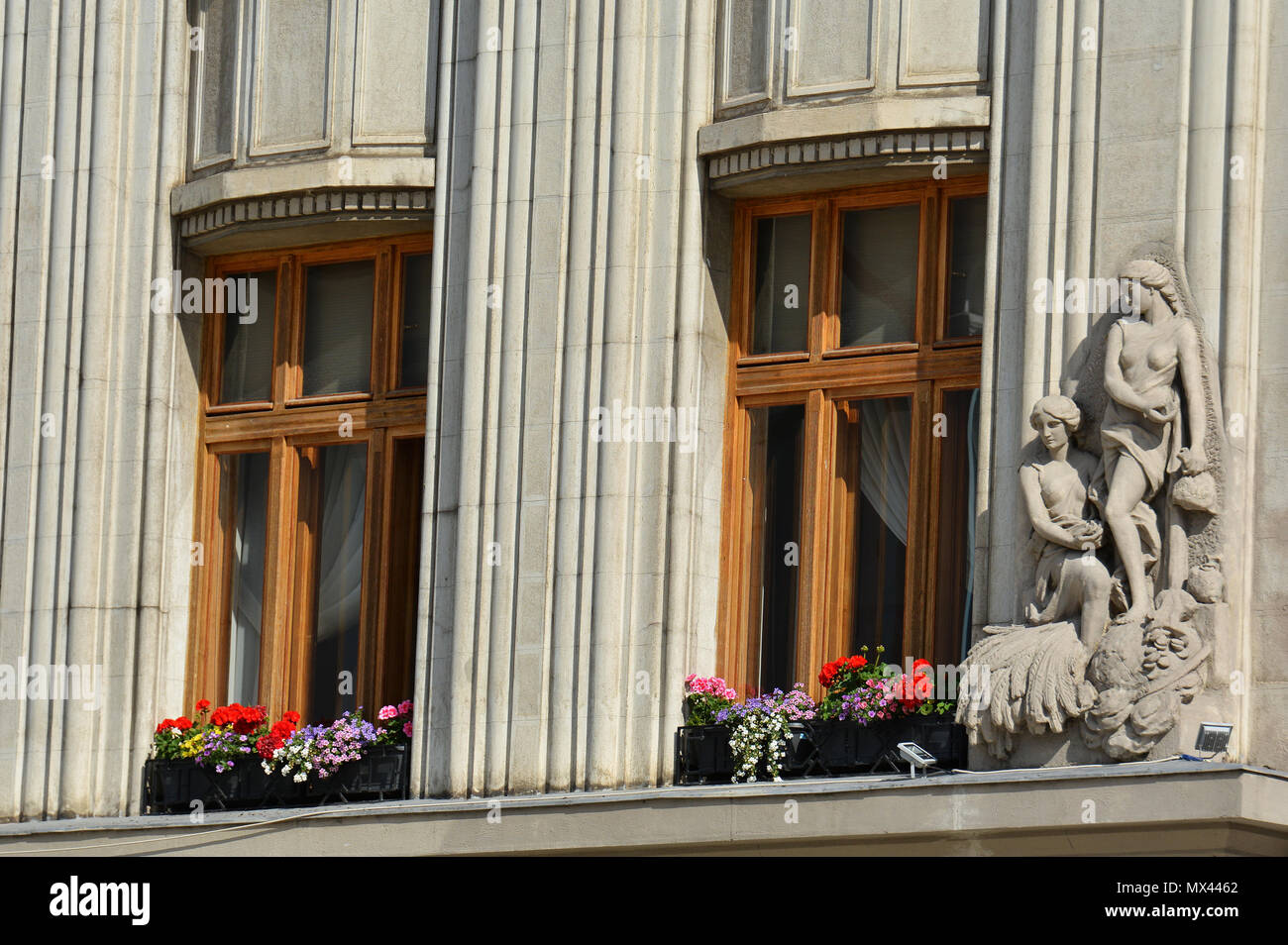 Building architecture in Brasov, Romania Stock Photo - Alamy