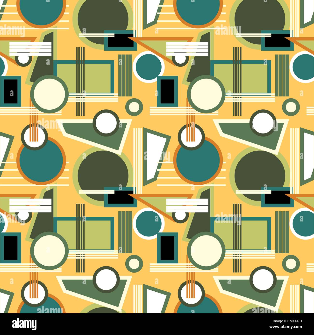 Seamless repeating background from multi-colored geometric shapes Stock ...