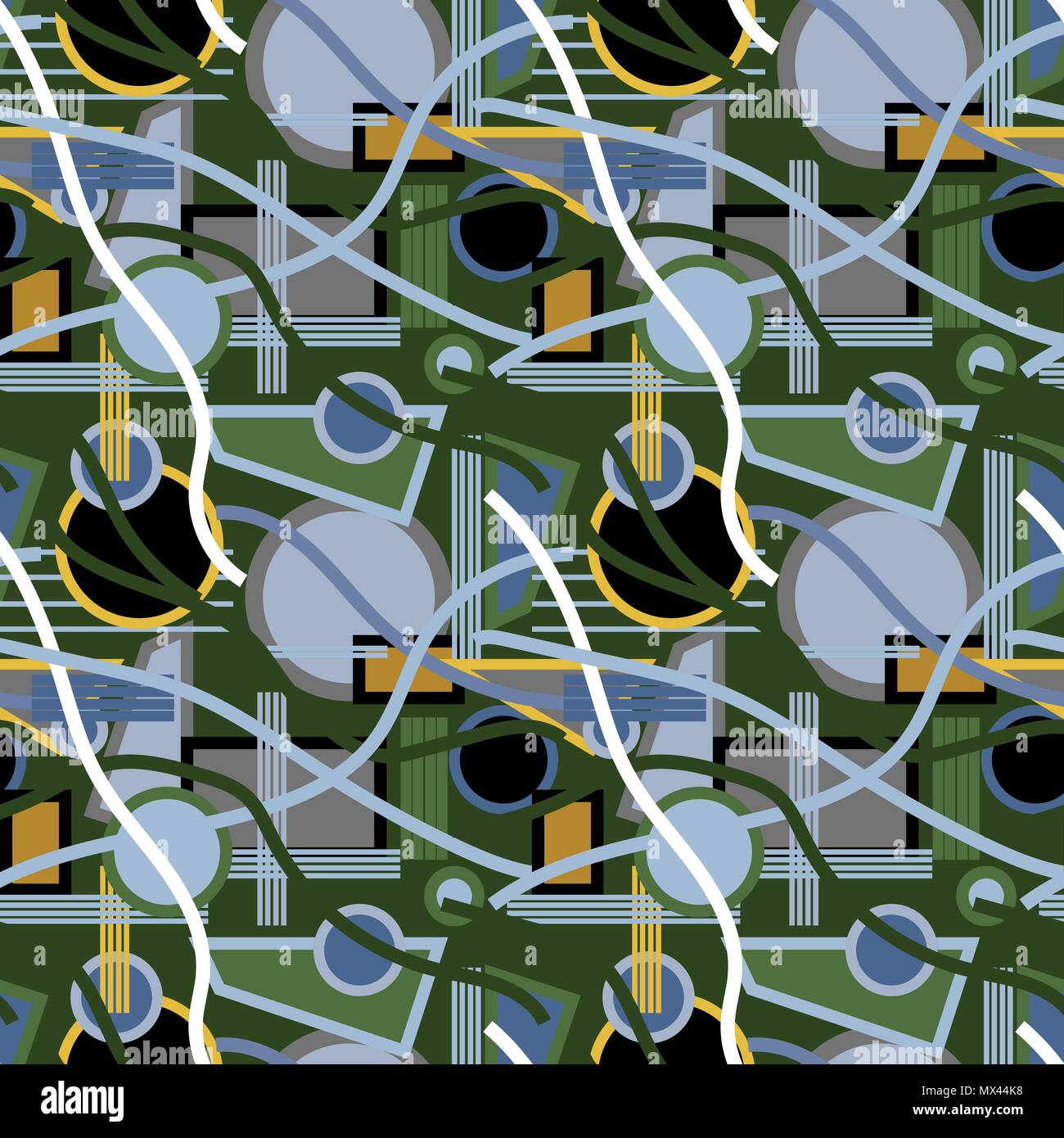 Repeating colored shapes hi-res stock photography and images - Alamy