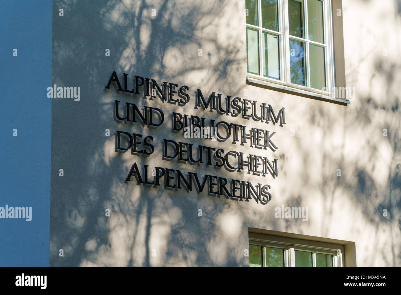 Munich, Germany - October 20, 2017: The building of the Alpine Museum ...
