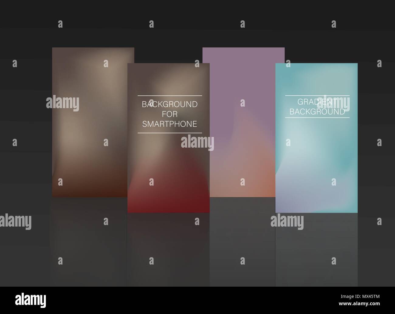 Smartphone modern background set Stock Vector Image & Art - Alamy